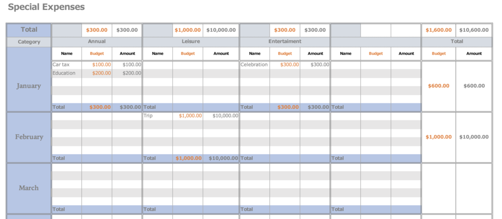 Excel household account book that shows what you really need (free ...