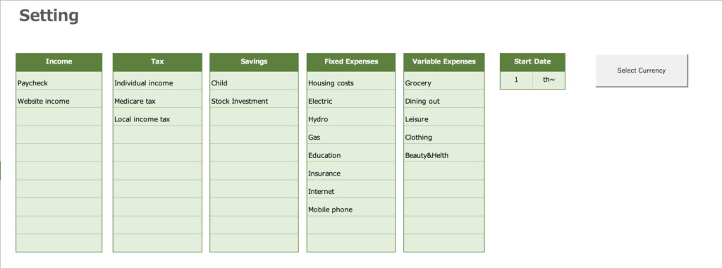 Excel household account book that shows what you really need (free ...