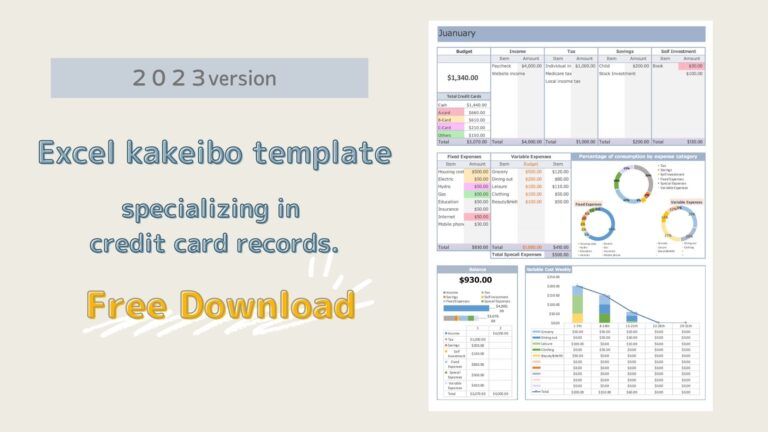 Excel kakeibo - Kakeibo Life