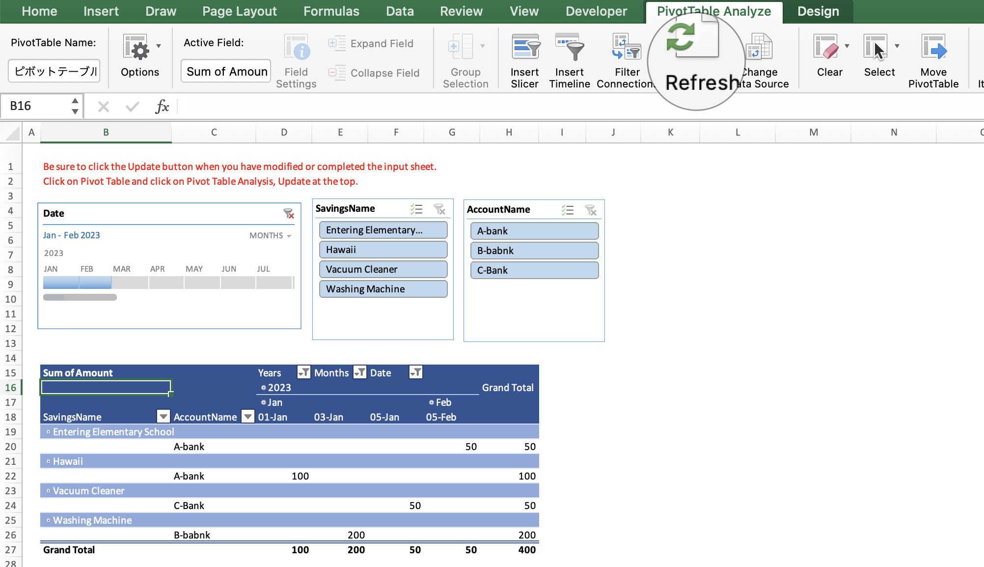 Excel template to visualize your savings goals within 5 years (free ...