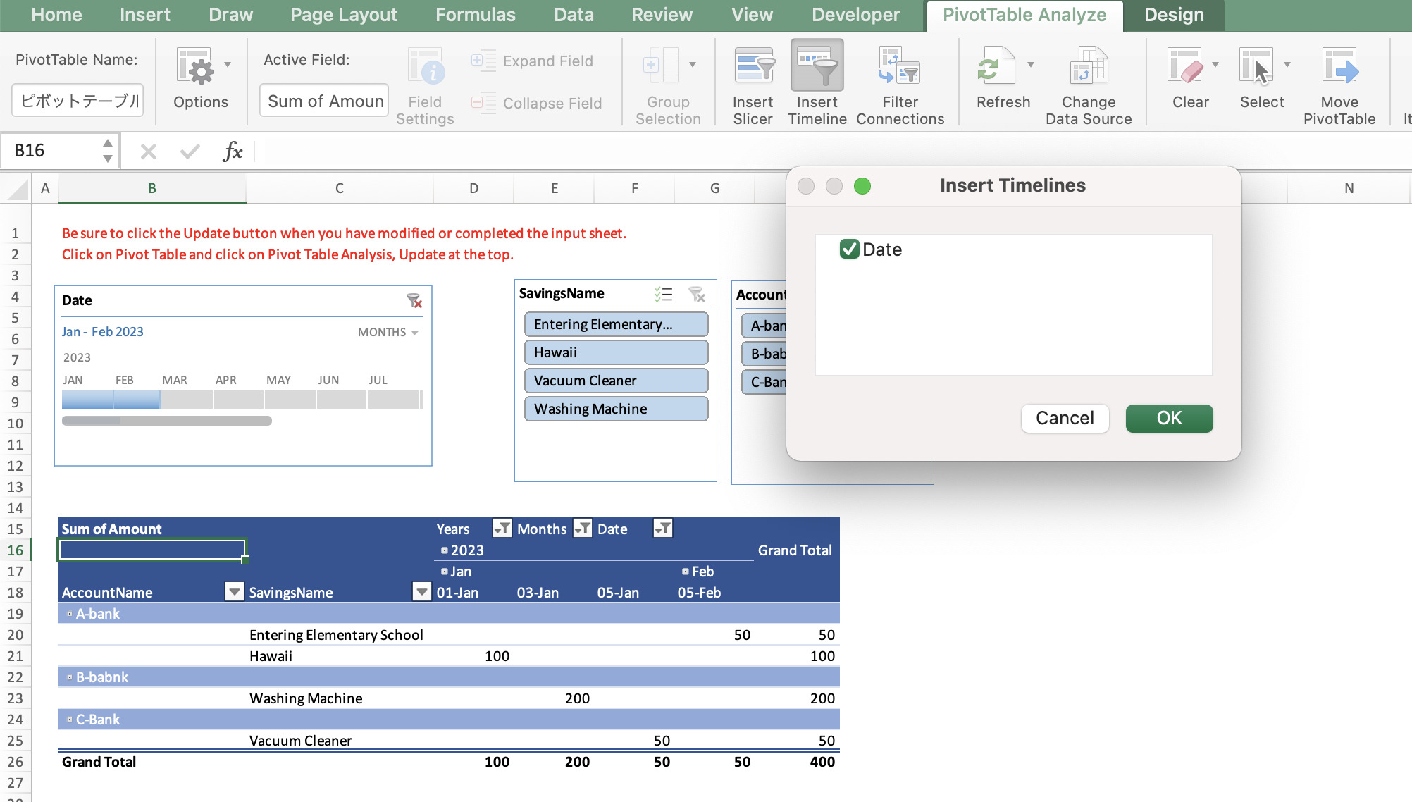Excel template to visualize your savings goals within 5 years (free ...