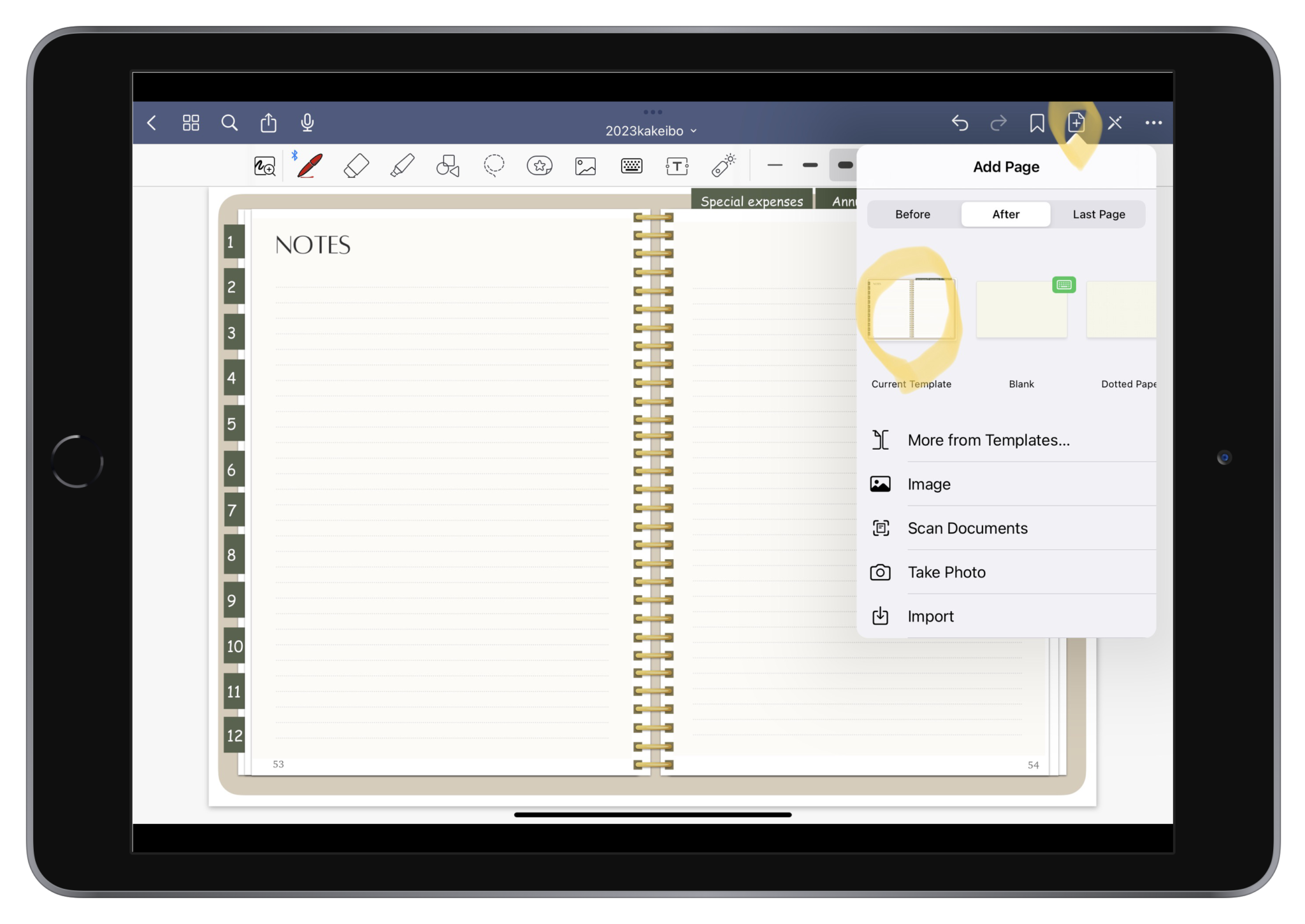 Free digital kakeibo template. - Kakeibo Life