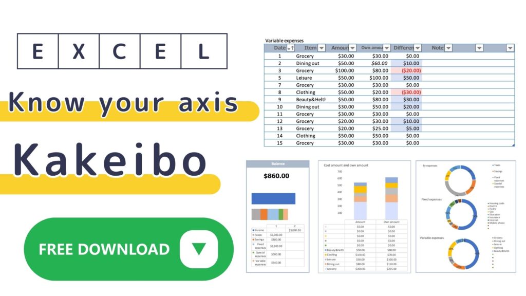 Excel kakeibo - Kakeibo Life