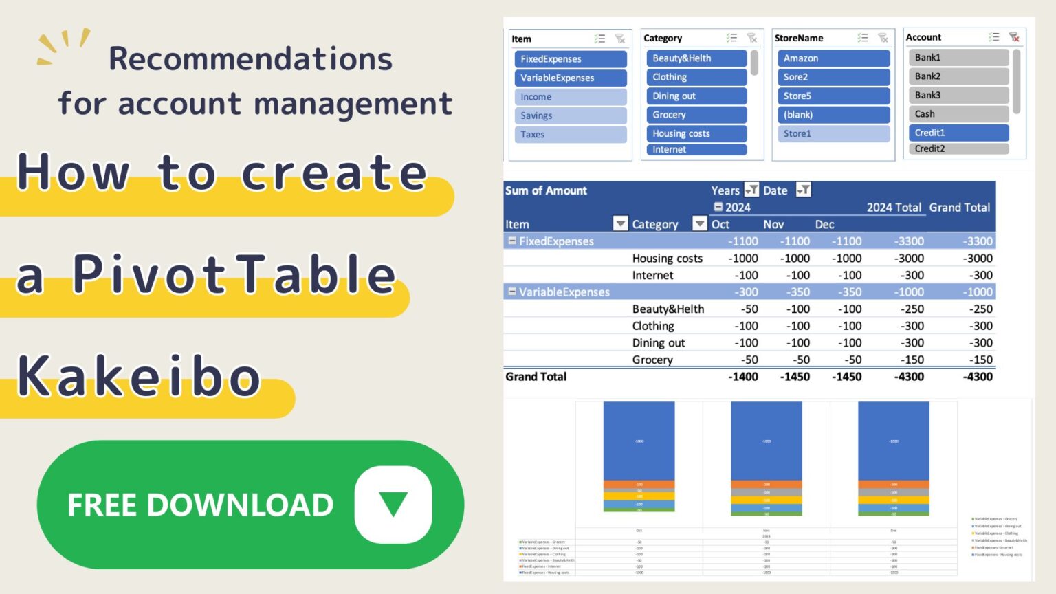 Excel kakeibo - Kakeibo Life