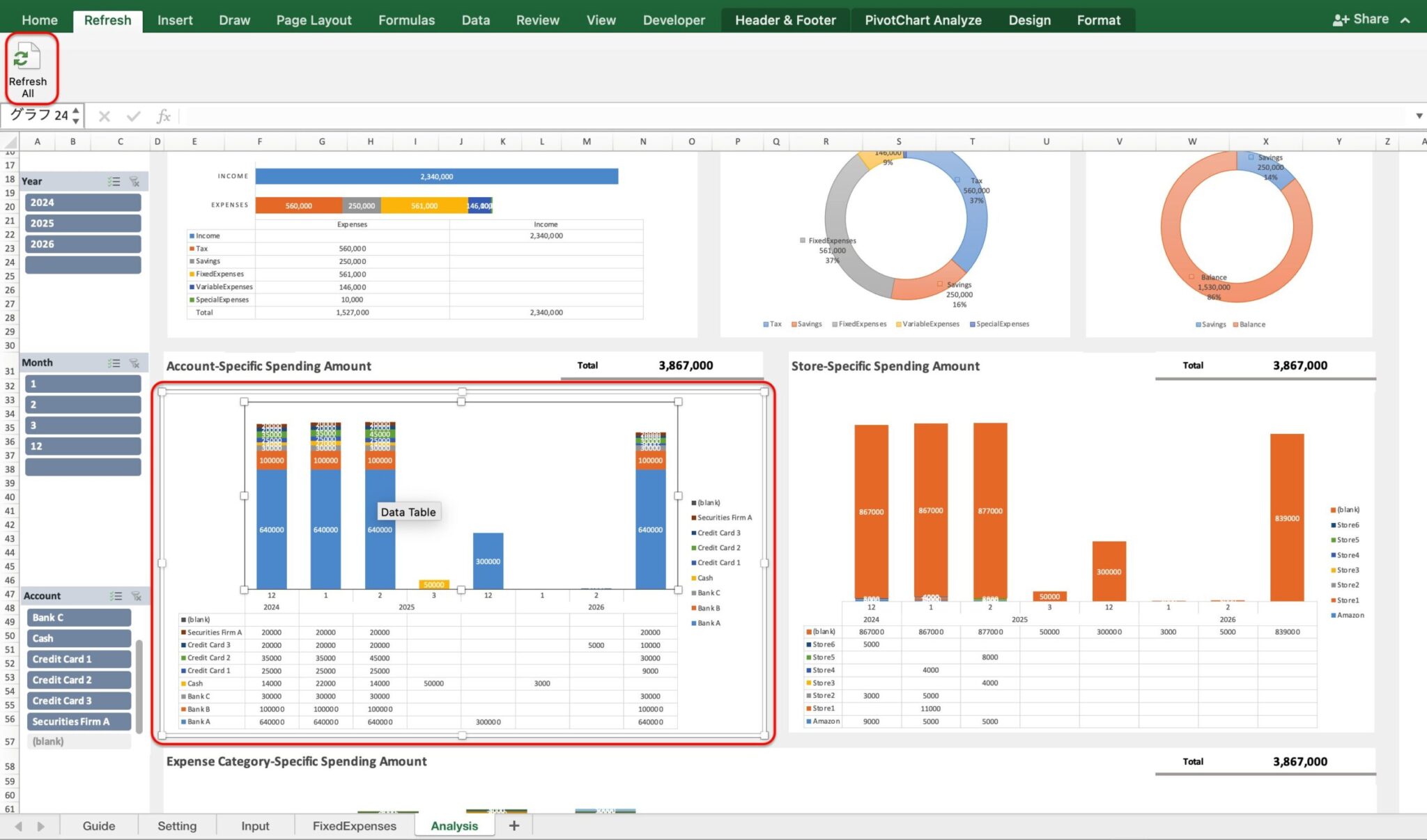 【Free Download】The Ultimate Excel Budget! Visualize Income and Expenses ...